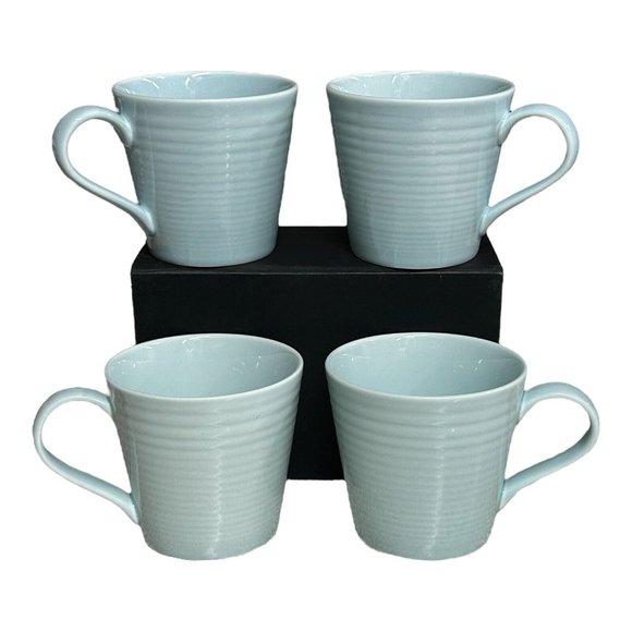 Royal Doulton | Dining | 4 Royal Doulton Gordon Ramsay Maze Light Blue ...